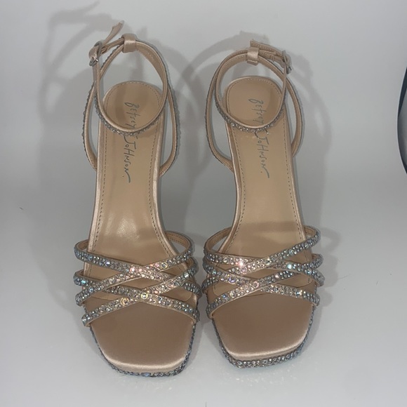 Betsey Johnson | Shoes | Betsy Johnson X David Bridal Exclusive Strappy ...